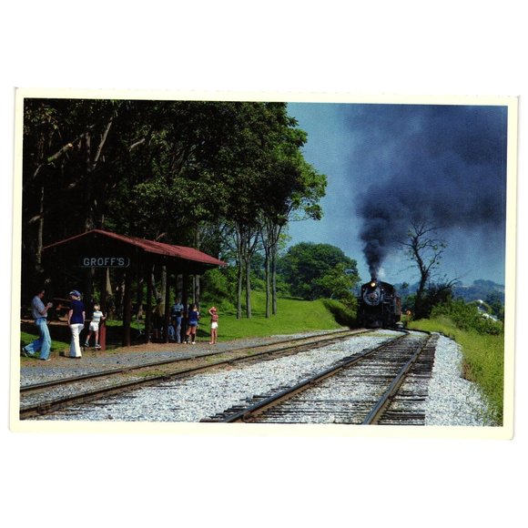Stel-Mar Super Scenics | Accents | Vintage Postcard Strasburg Rail Road ...